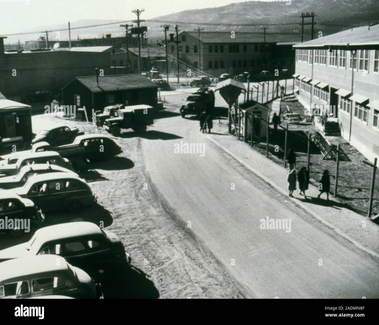 Los Alamos in New Mexico, a remote makeshift laboratory built during ...