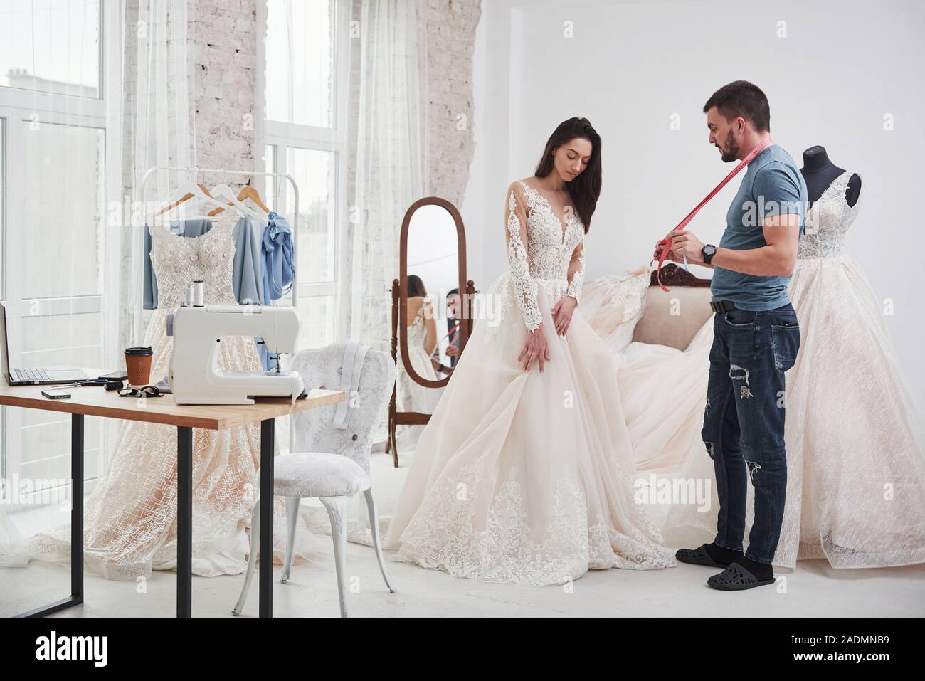 Custom fitting hi-res stock photography and images - Alamy