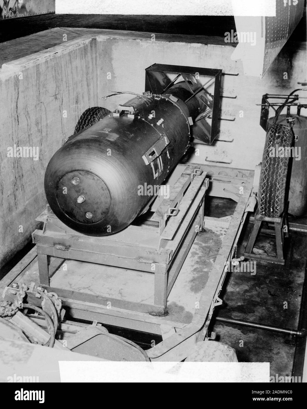 Little Boy atom bomb. Developed by the US military, this was the first ...