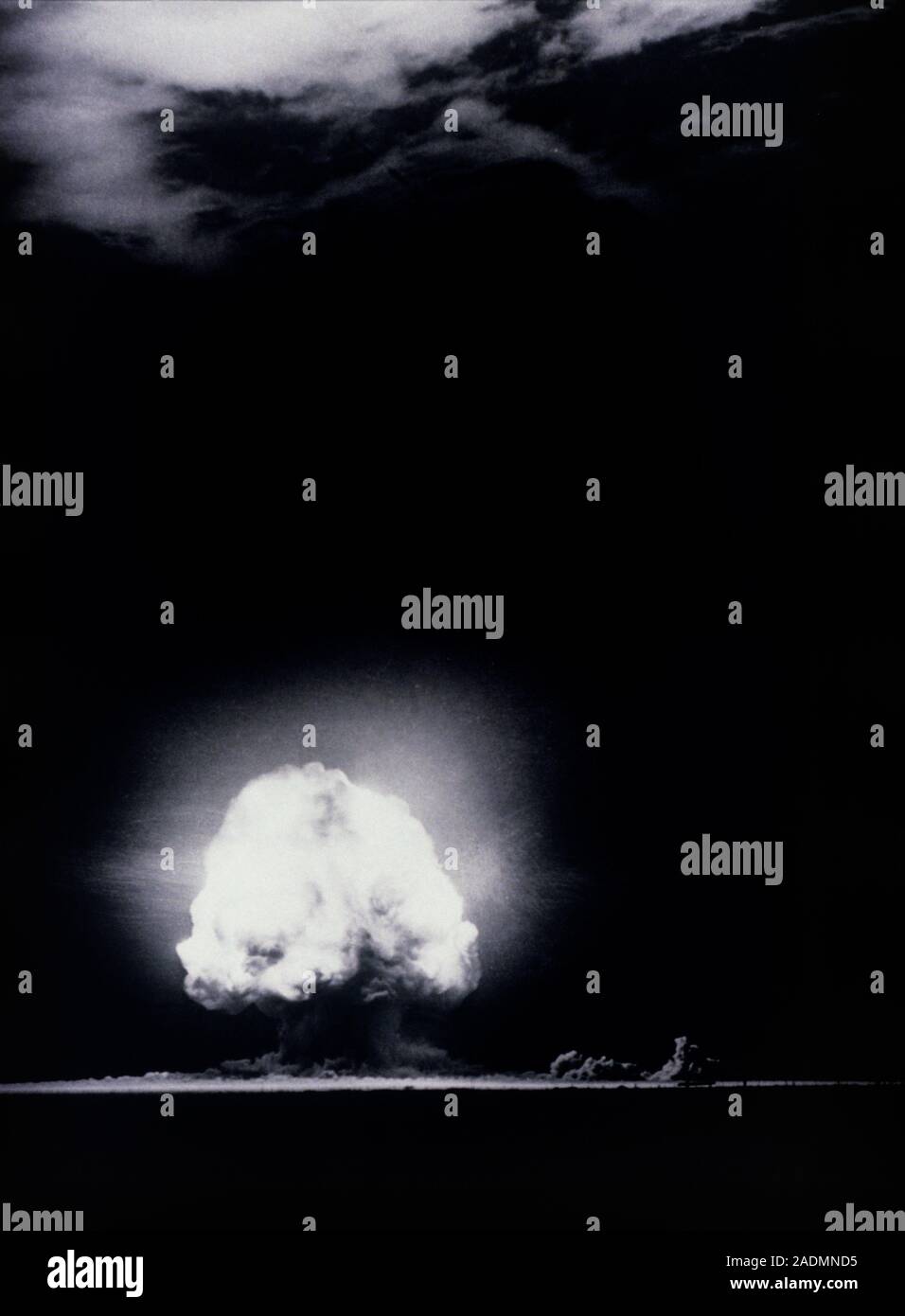 The Trinity Test, the world's first detonation of a nuclear weapon, on ...