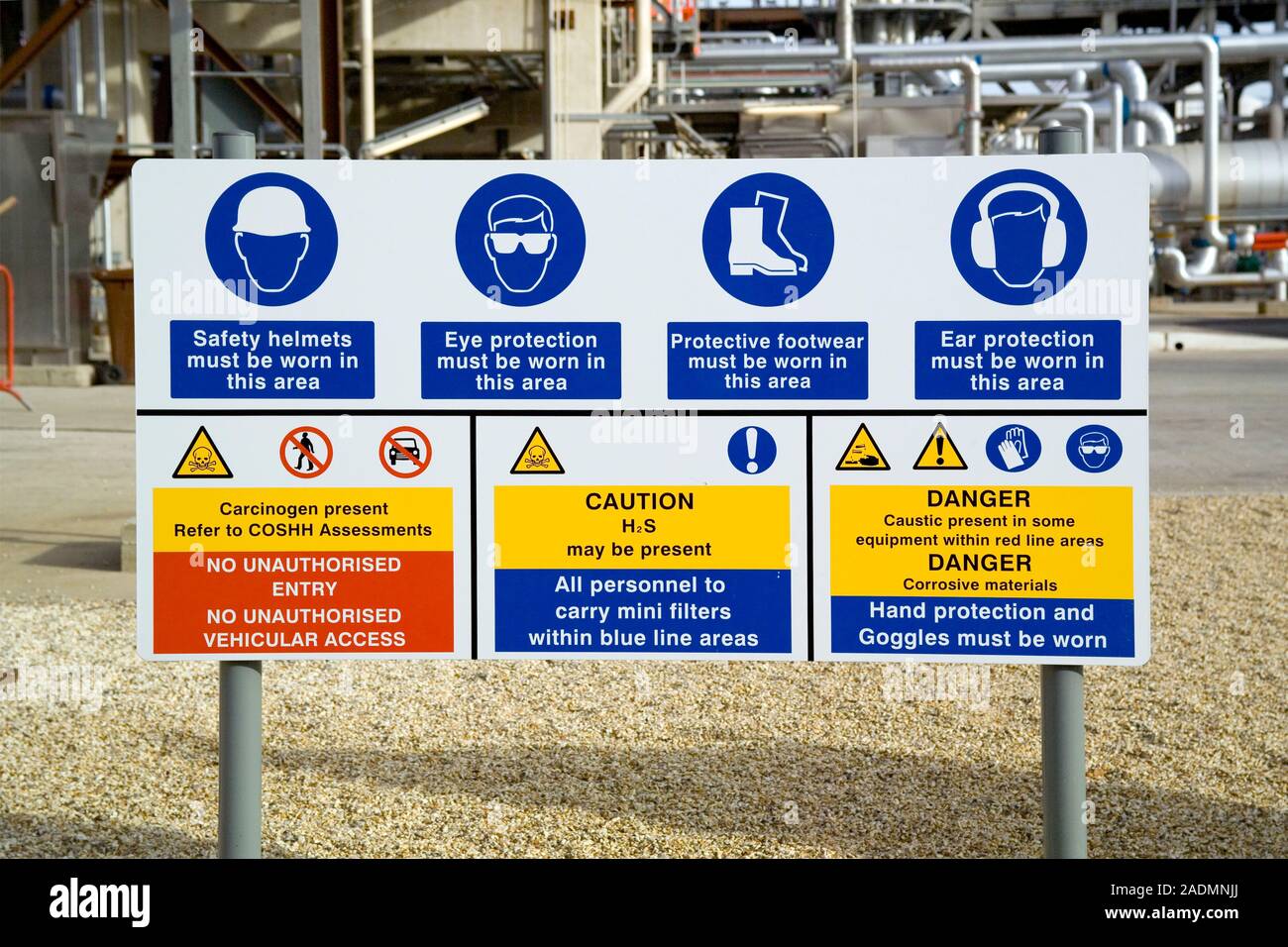 Safety Signs In Industrial Areas