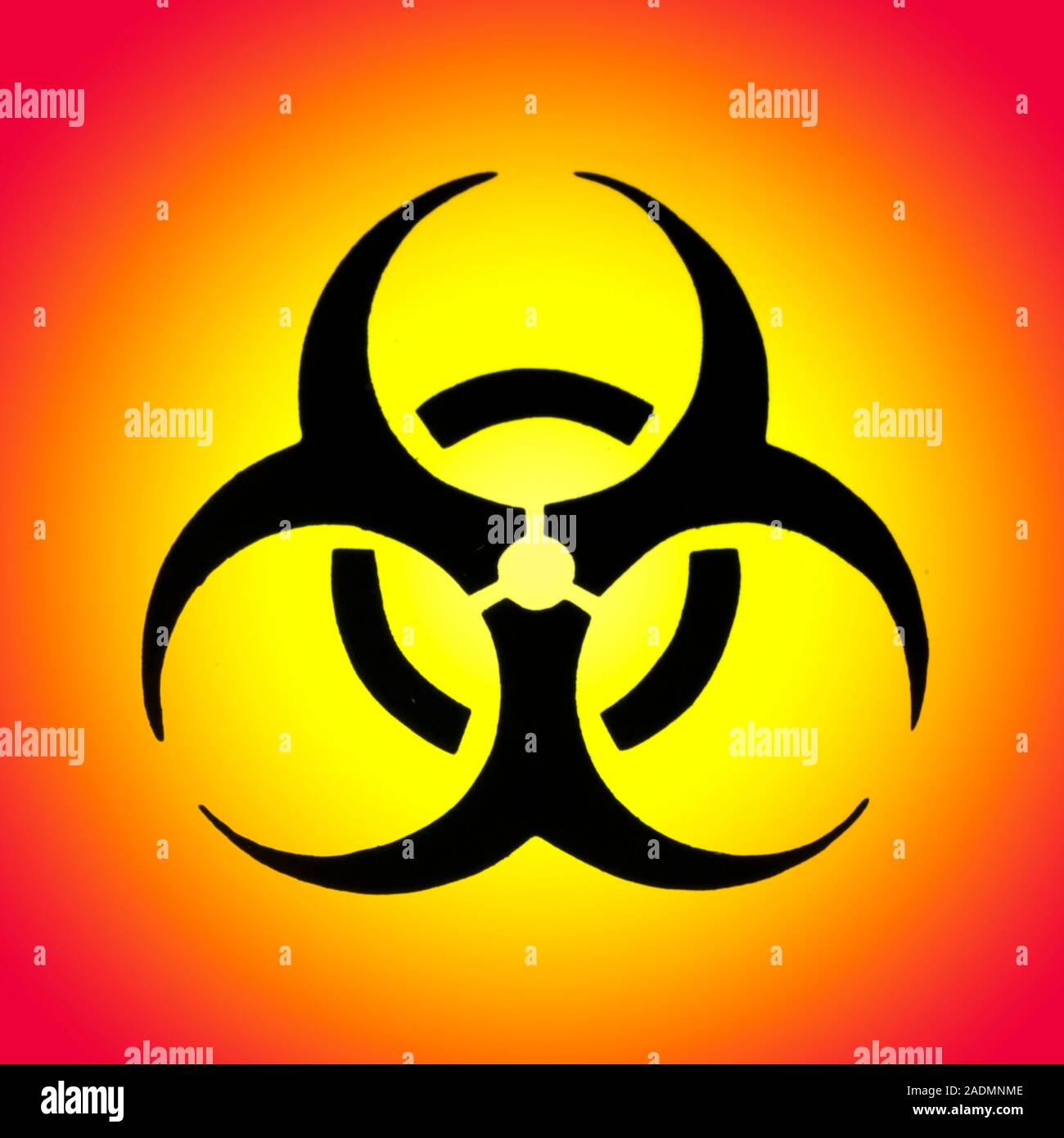 International biohazard symbol. This symbol is used worldwide in ...