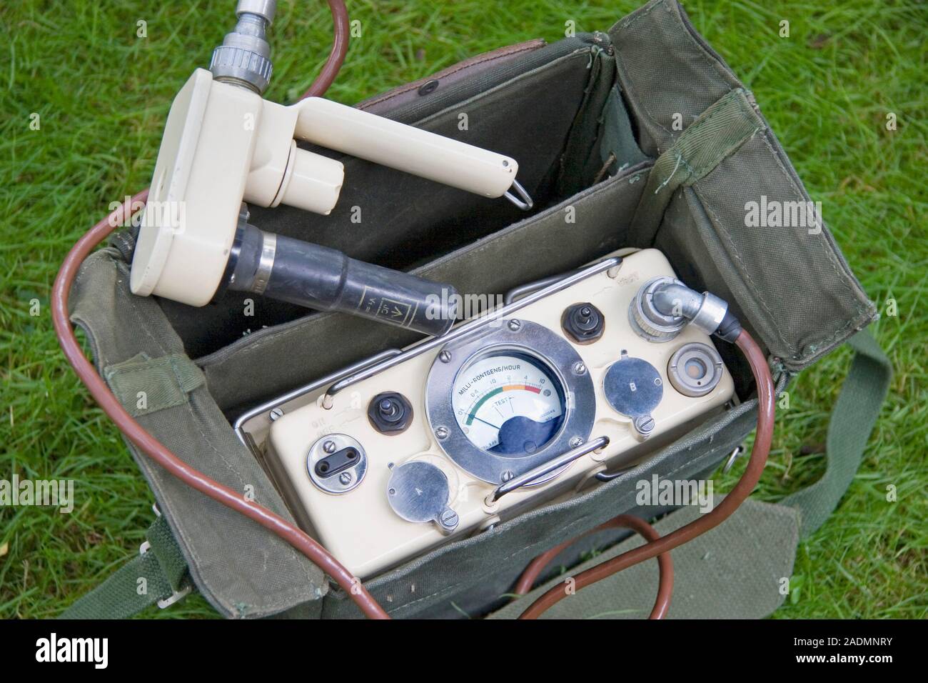 British military radiation meter. This portable device is designed to ...