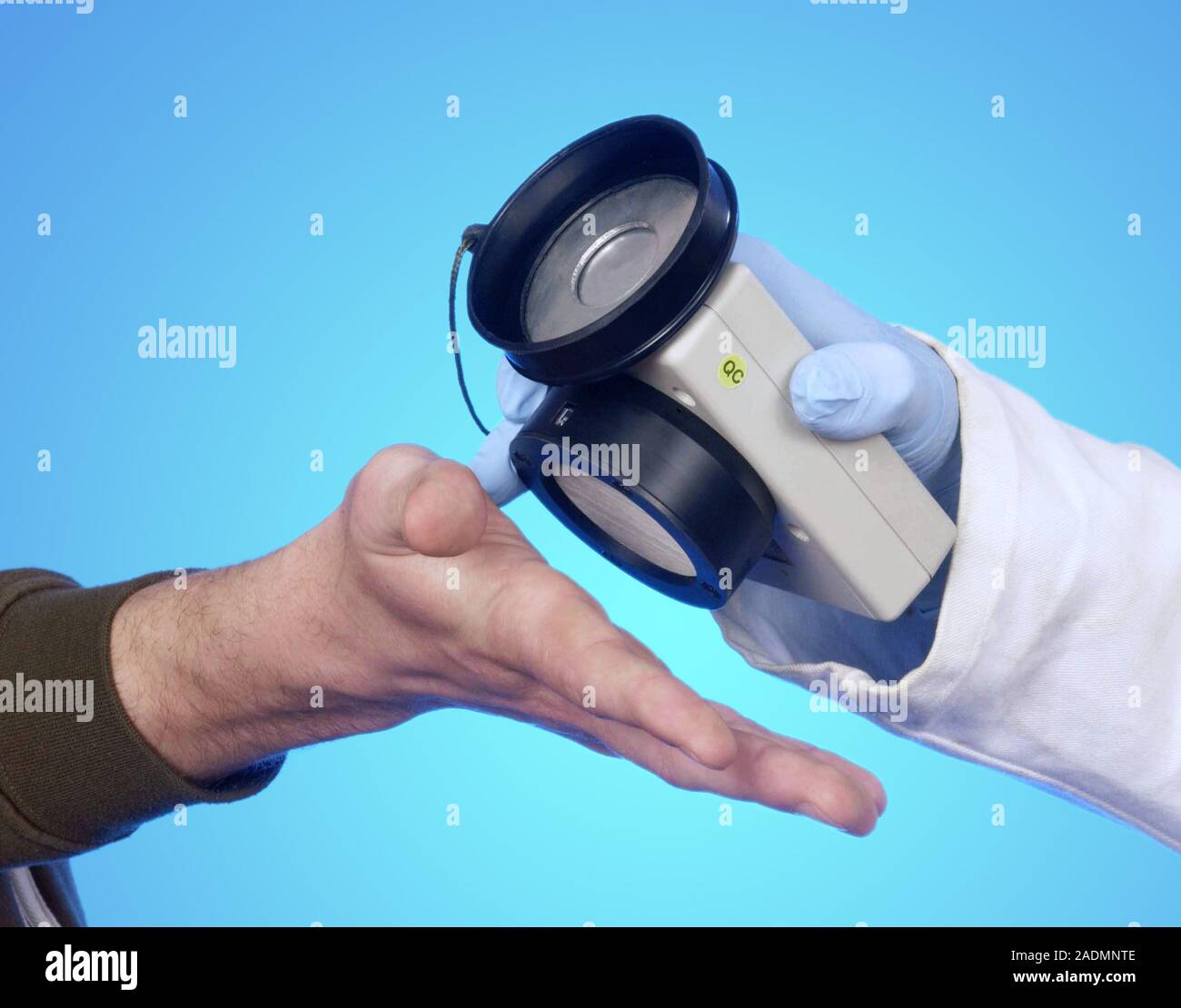 MODEL RELEASED. Radiation monitor used to detect and measure surface ...