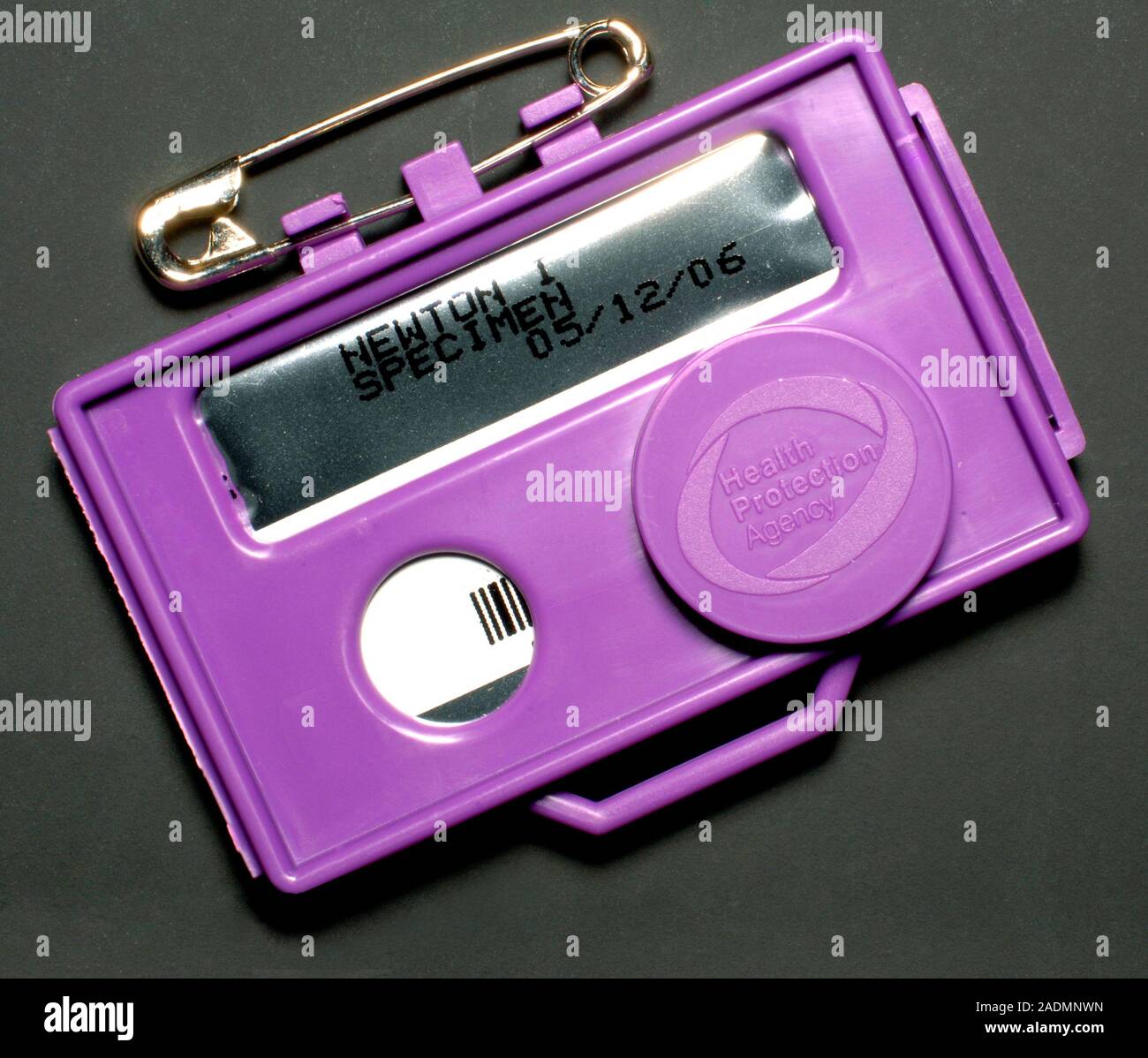 Personal radiation dose meter (dosimeter). This is a thermoluminescent ...