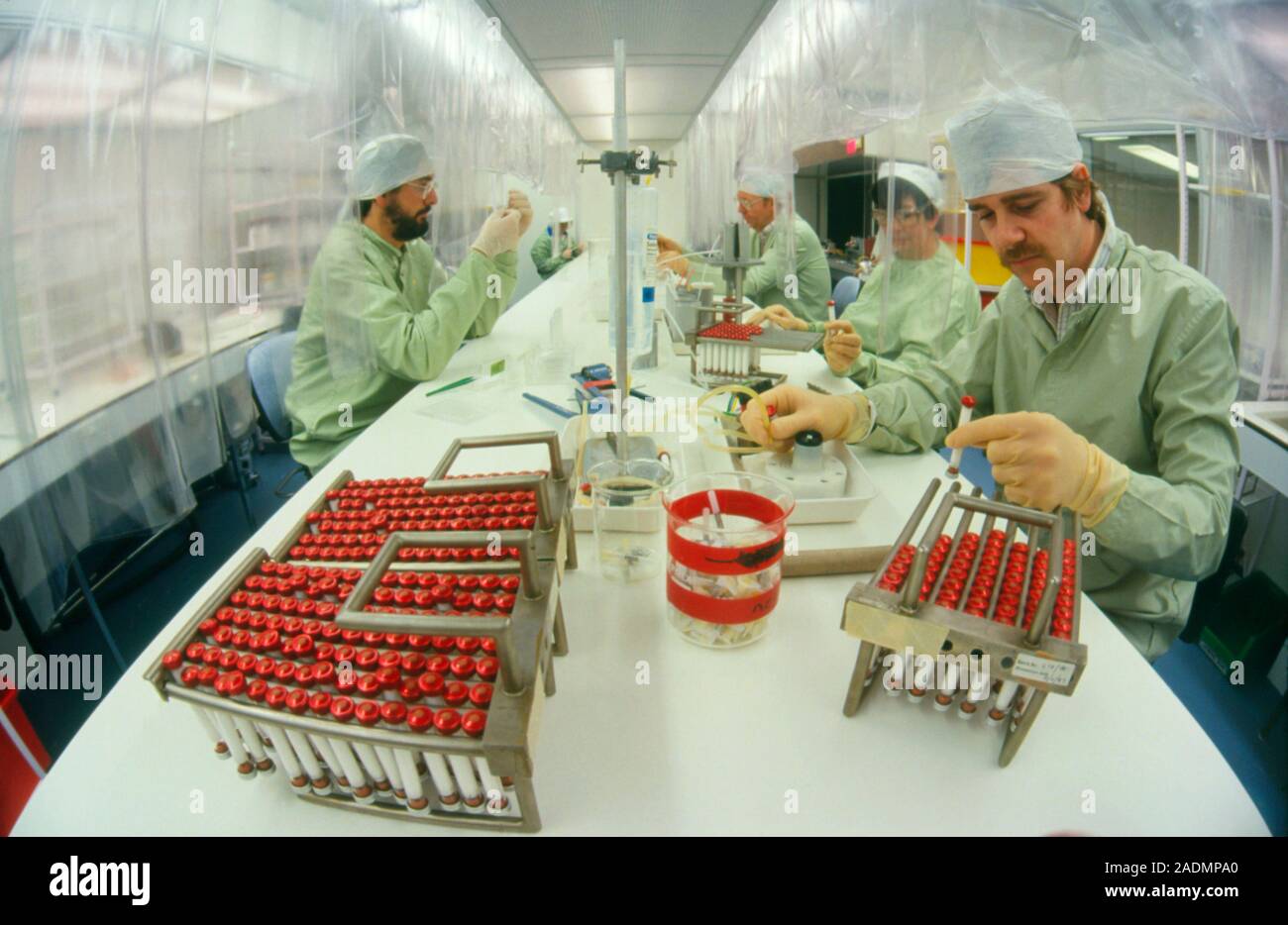 Clean-room preparation of (inactive) columns for technetium-99m (Tc-99m ...