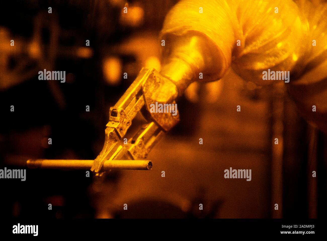 Remote handling of radioactive waste. Remotely controlled handling arm ...