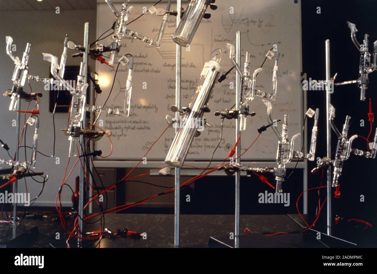 Electrolysis cells being prepared for experiments in 'cold fusion ...