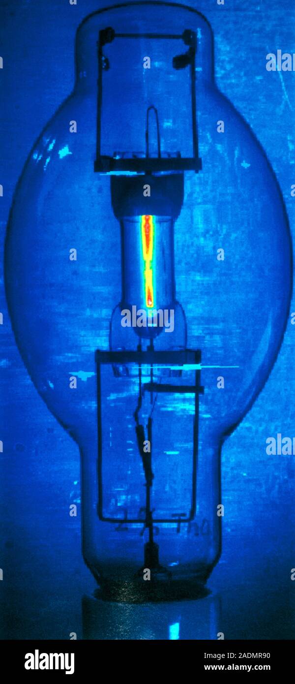 High-powered bulb. At full brightness, this arc lamp bulb generates ...