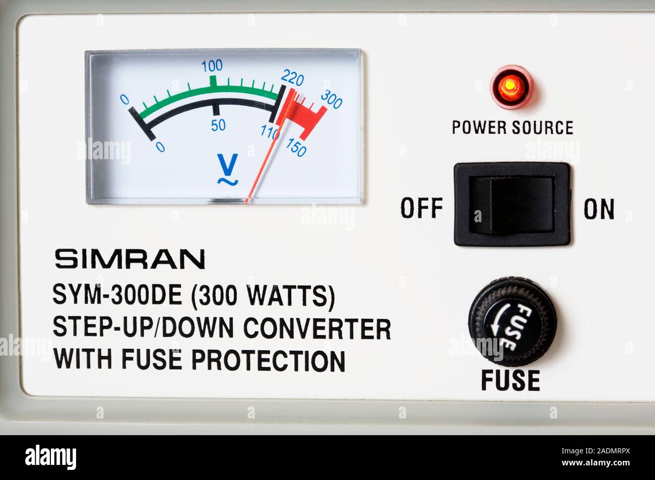 Voltage converter. This device is also known as a voltage transformer ...