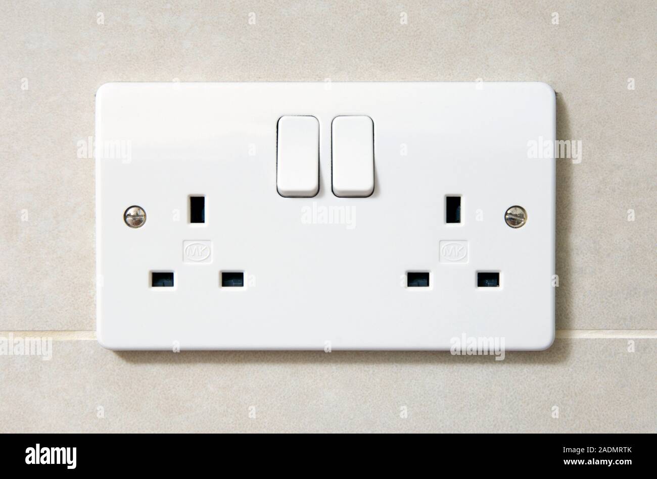 Electric wall socket Stock Photo - Alamy