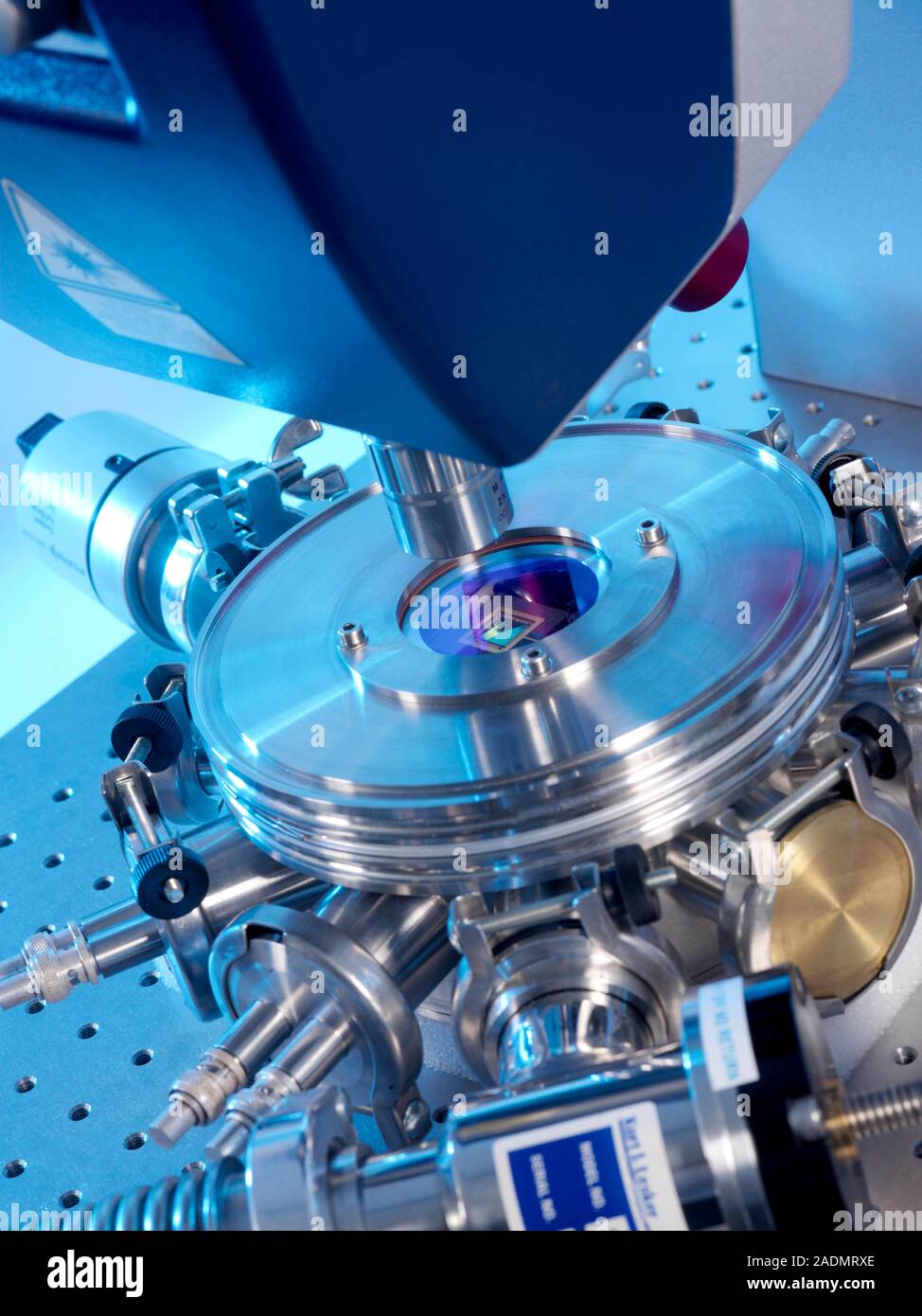 Laser vibrometer. This micro-scanning laser doppler vibrometer uses the ...