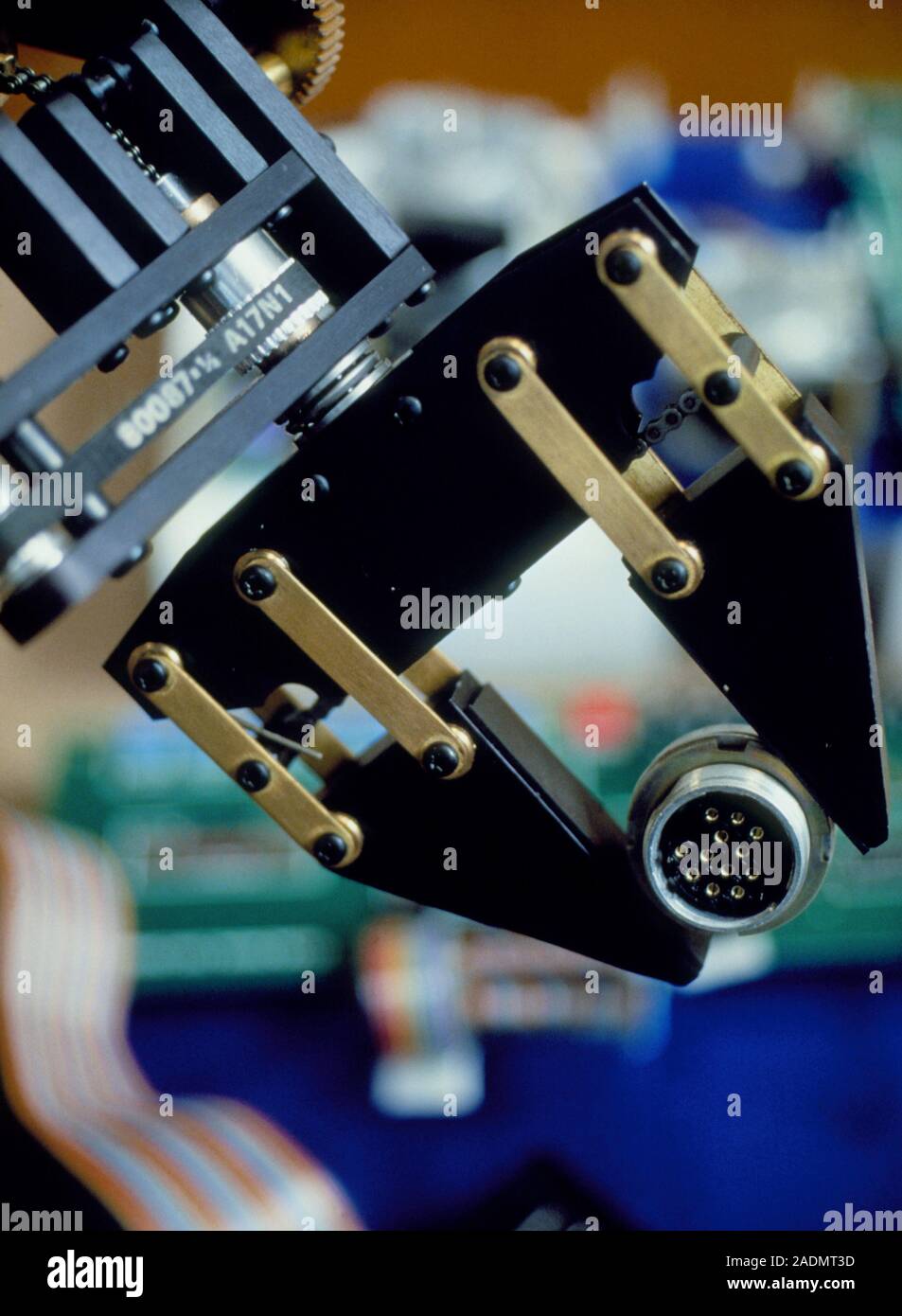 Demonstration of the dexterity of an Atlas" robot hand, showing a close ...