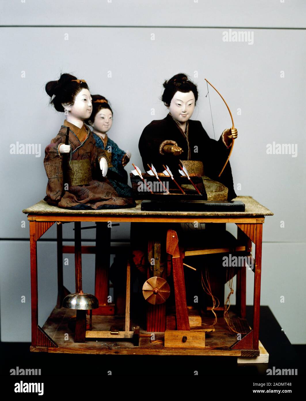 'The Japanese Archer', an automaton made in Japan in 1860. Automata are ...