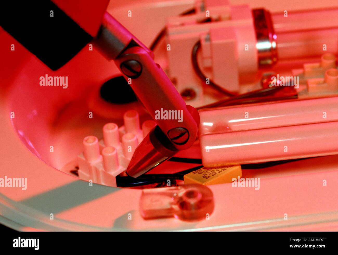 Robot finger. A robotic finger for testing the safety of domestic ...