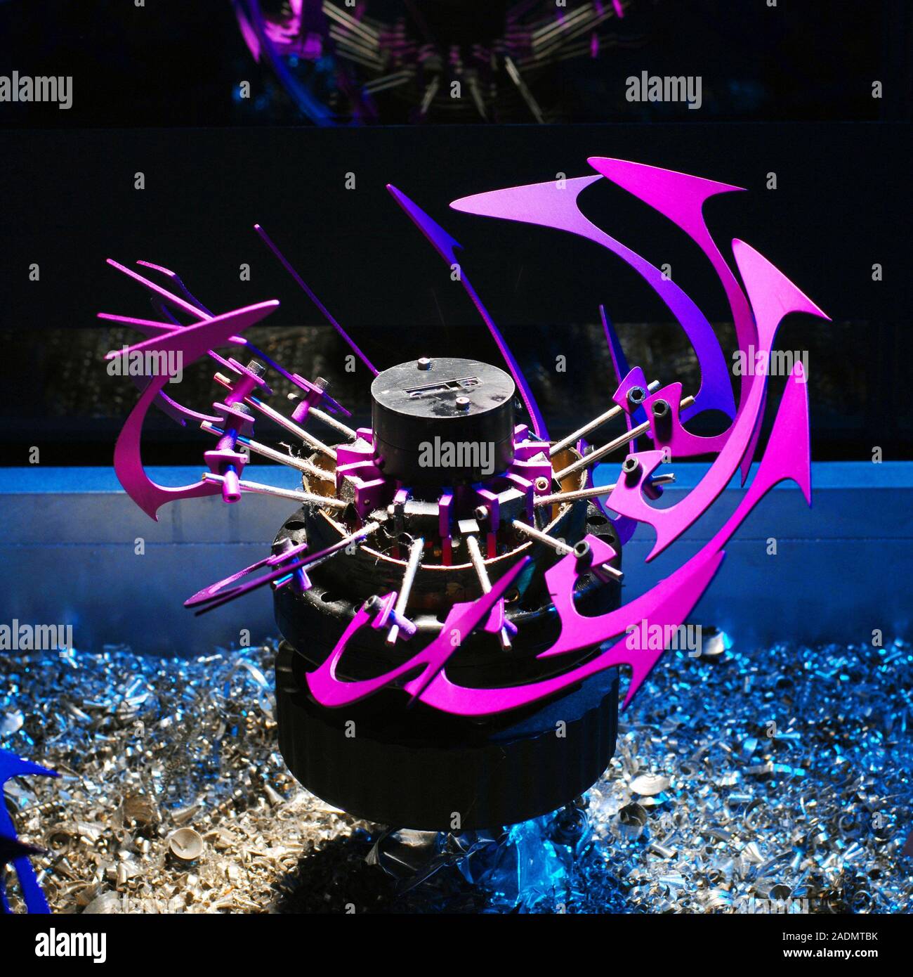 Robot flower. Cyberflora robot flower at the Massachusetts Institute of ...