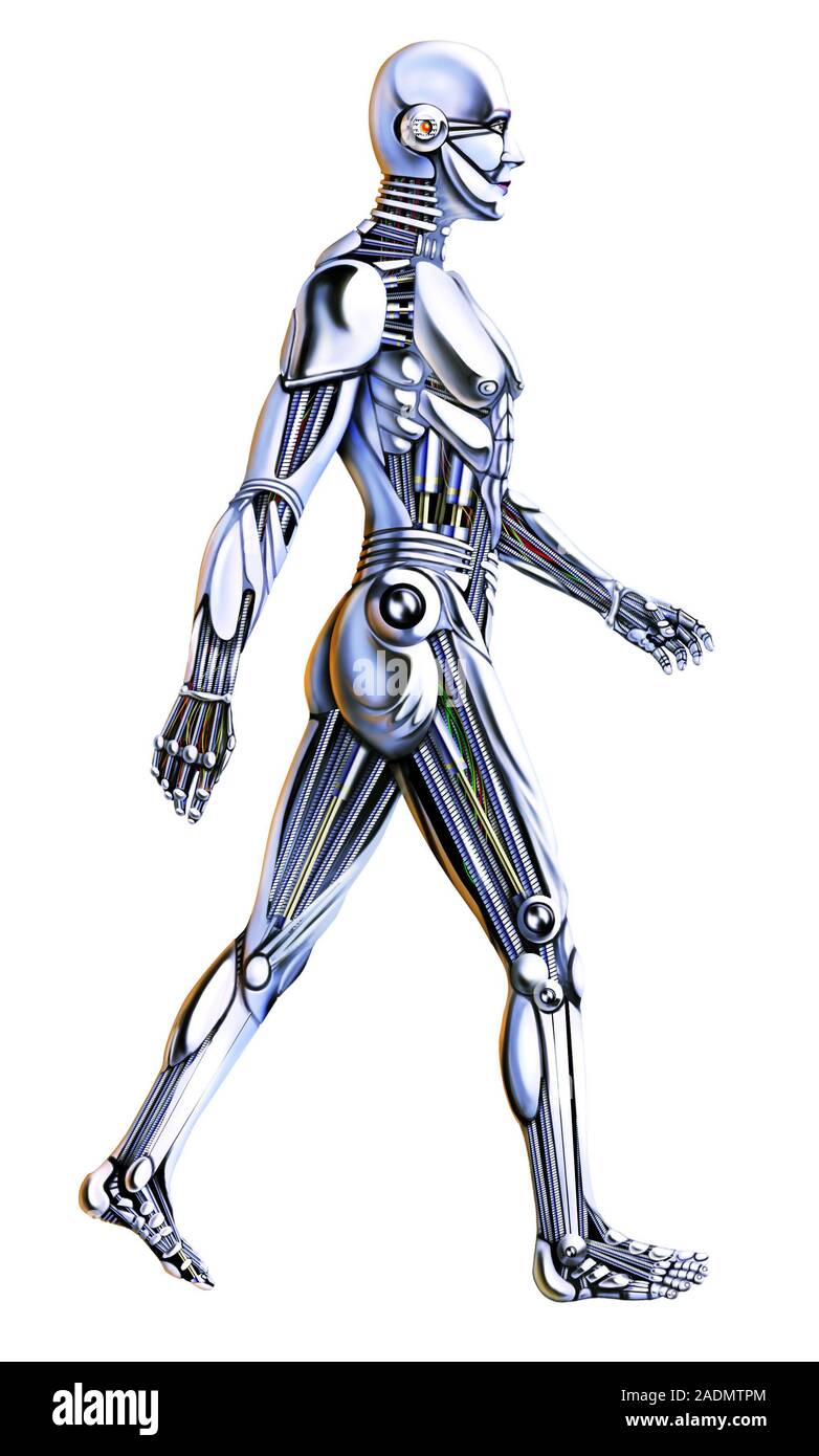 Android robot, computer artwork Stock Photo - Alamy