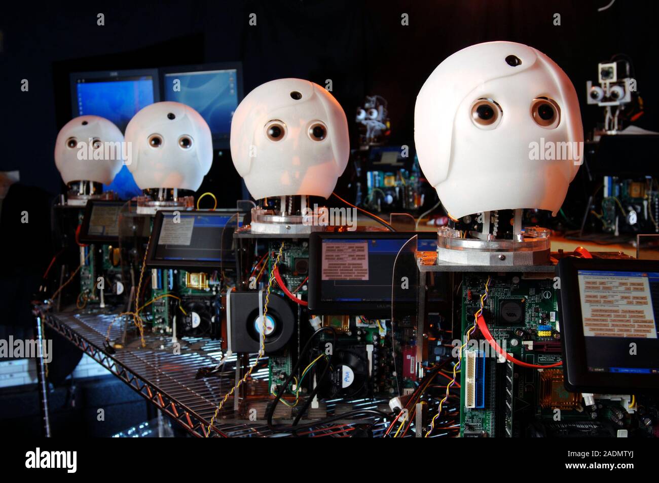 Weight-loss robot coach. Group of weight-loss robot coaches, known as ...