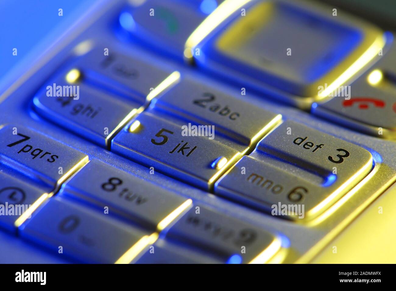 Mobile phone keypad Stock Photo - Alamy