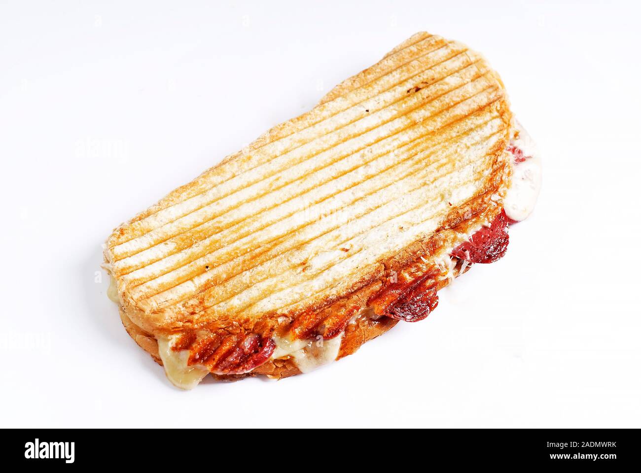 Grilled cheese sandwich salami hi-res stock photography and images - Alamy