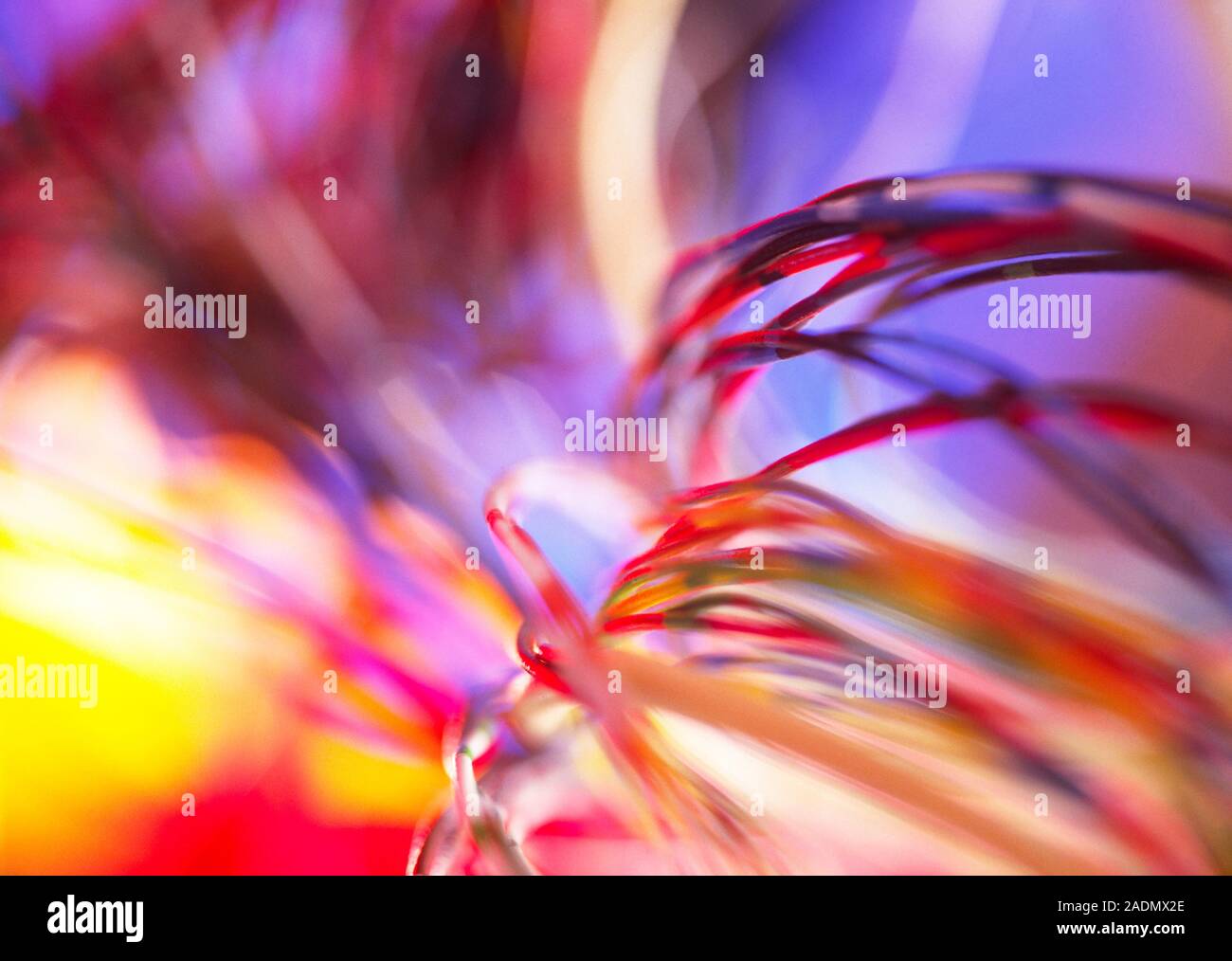 Insulated electronic wires Stock Photo - Alamy