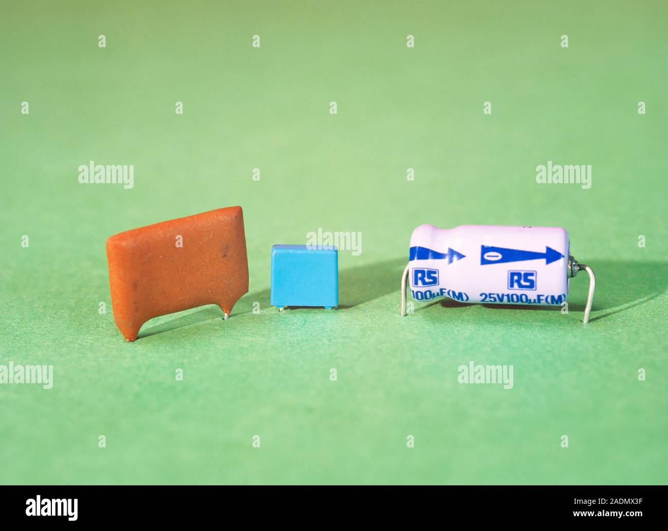 Capacitors. These electronic components are used to store electrical ...