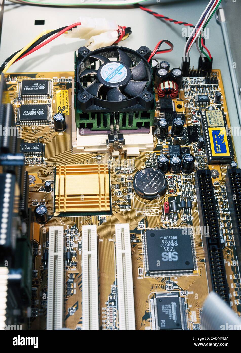 Personal computer interior Stock Photo - Alamy