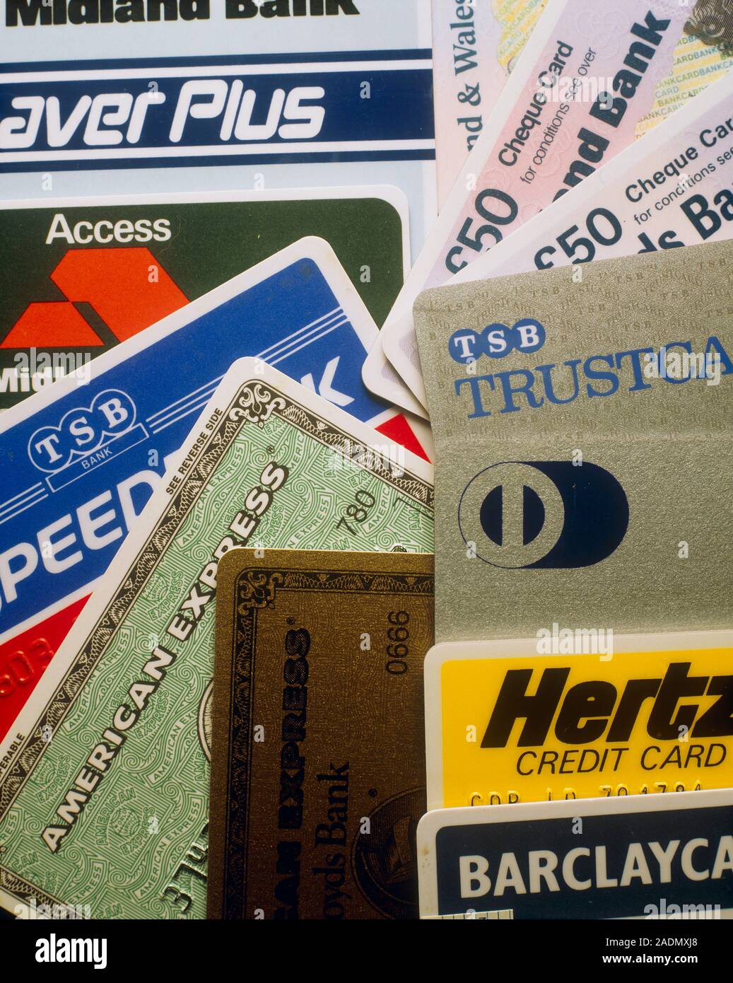Collection of credit cards Stock Photo - Alamy