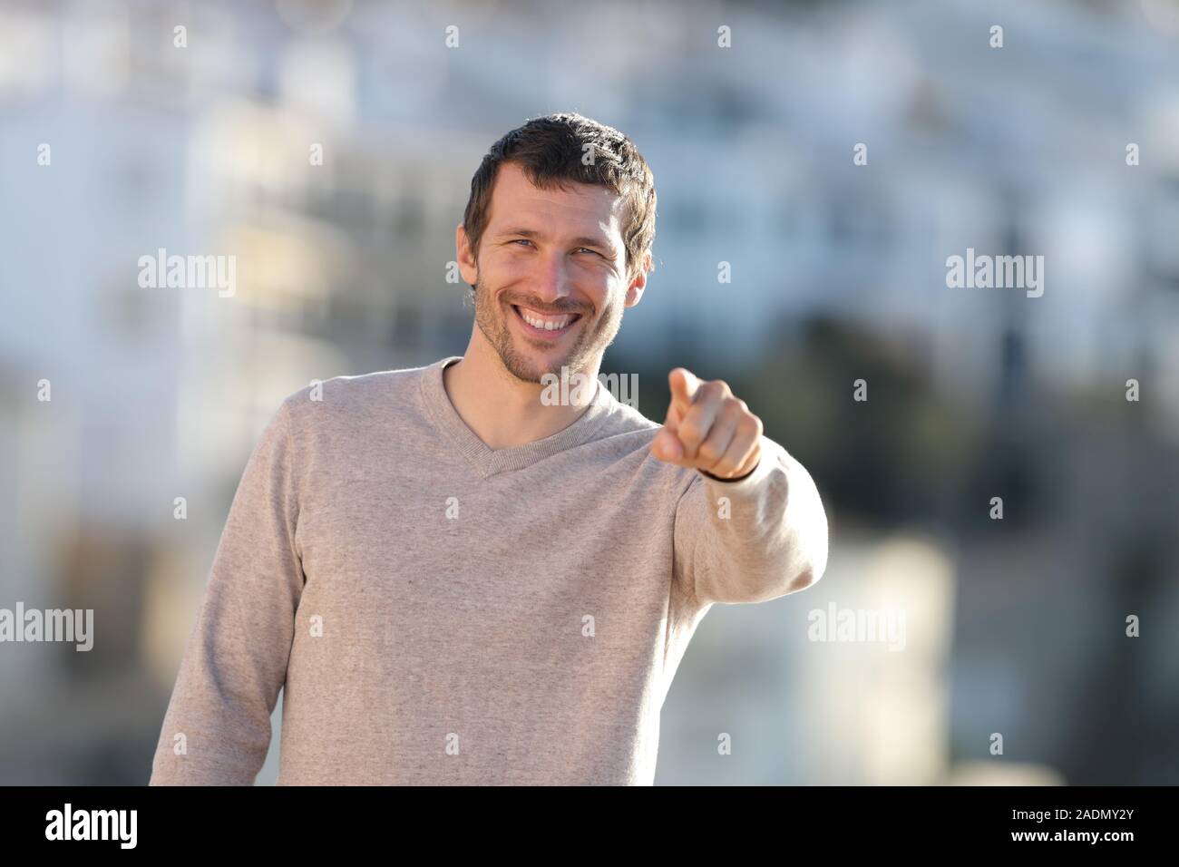 Man pointing at camera hi-res stock photography and images - Alamy