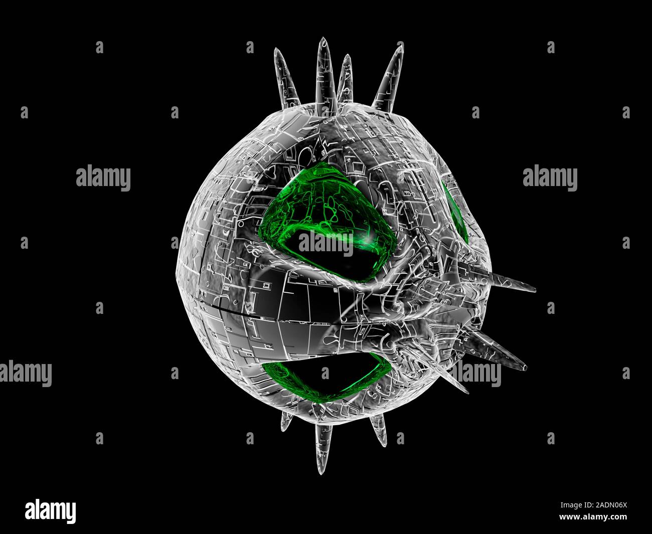 Nanorobot, computer artwork. Nanorobots is a term used to describe ...