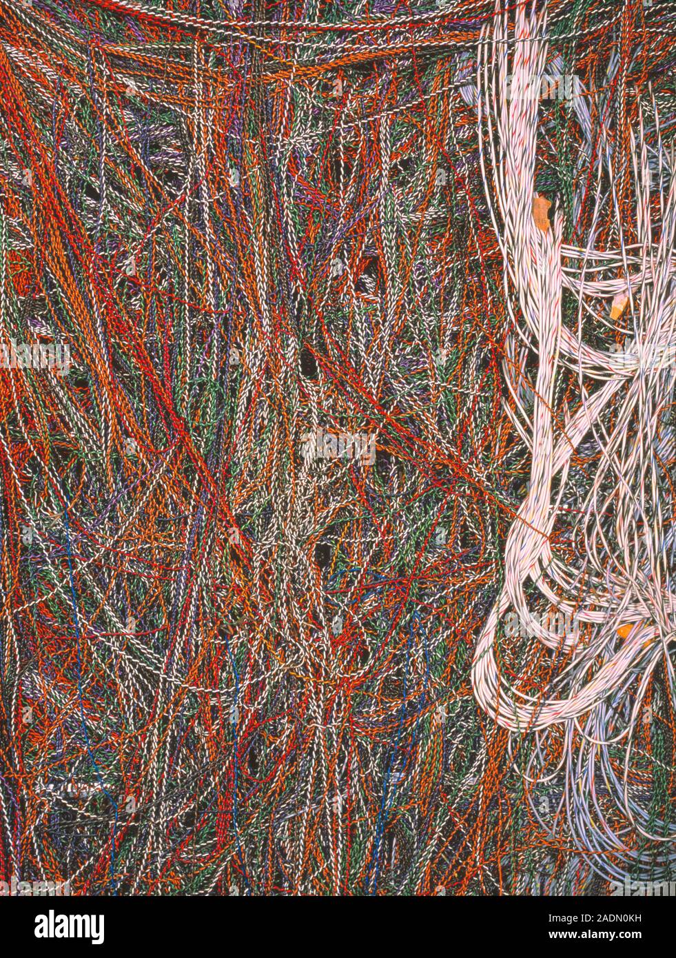 Heathkit H-1 computer wires, on display at the Computer History Museum ...