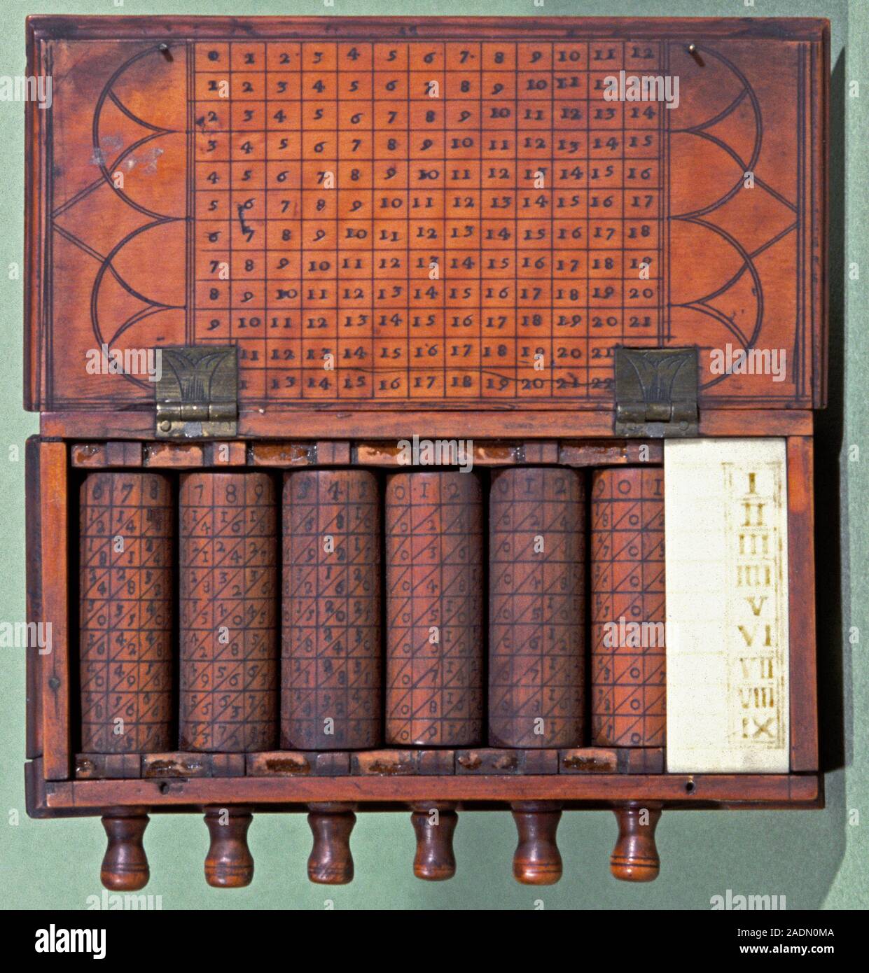French calculating machine. Late-18th century calculating machine from ...