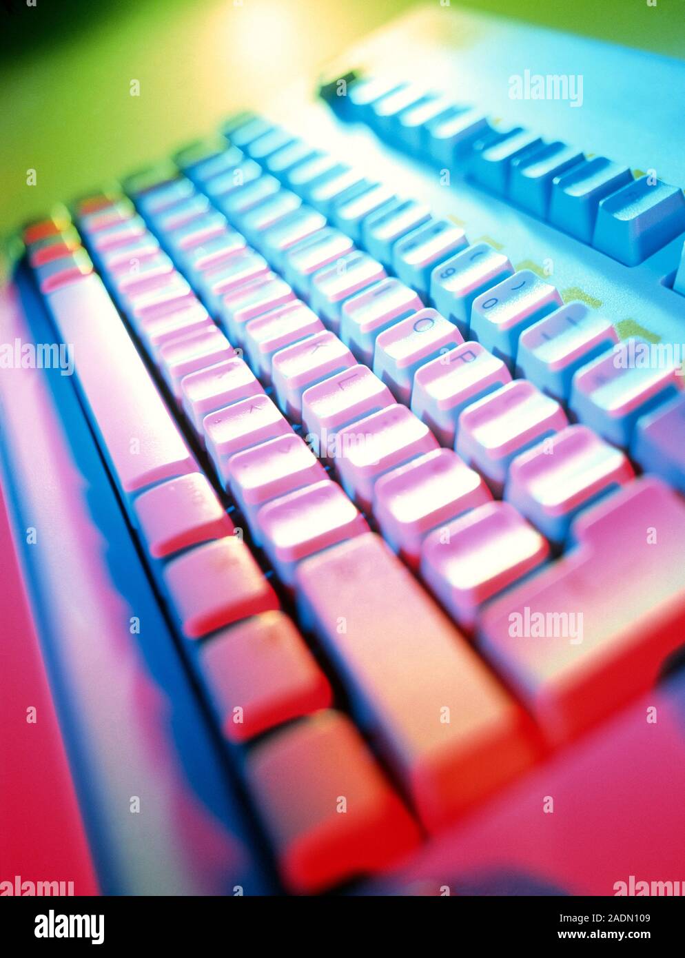 Keyboard. Keyboard of a personal computer (PC Stock Photo - Alamy