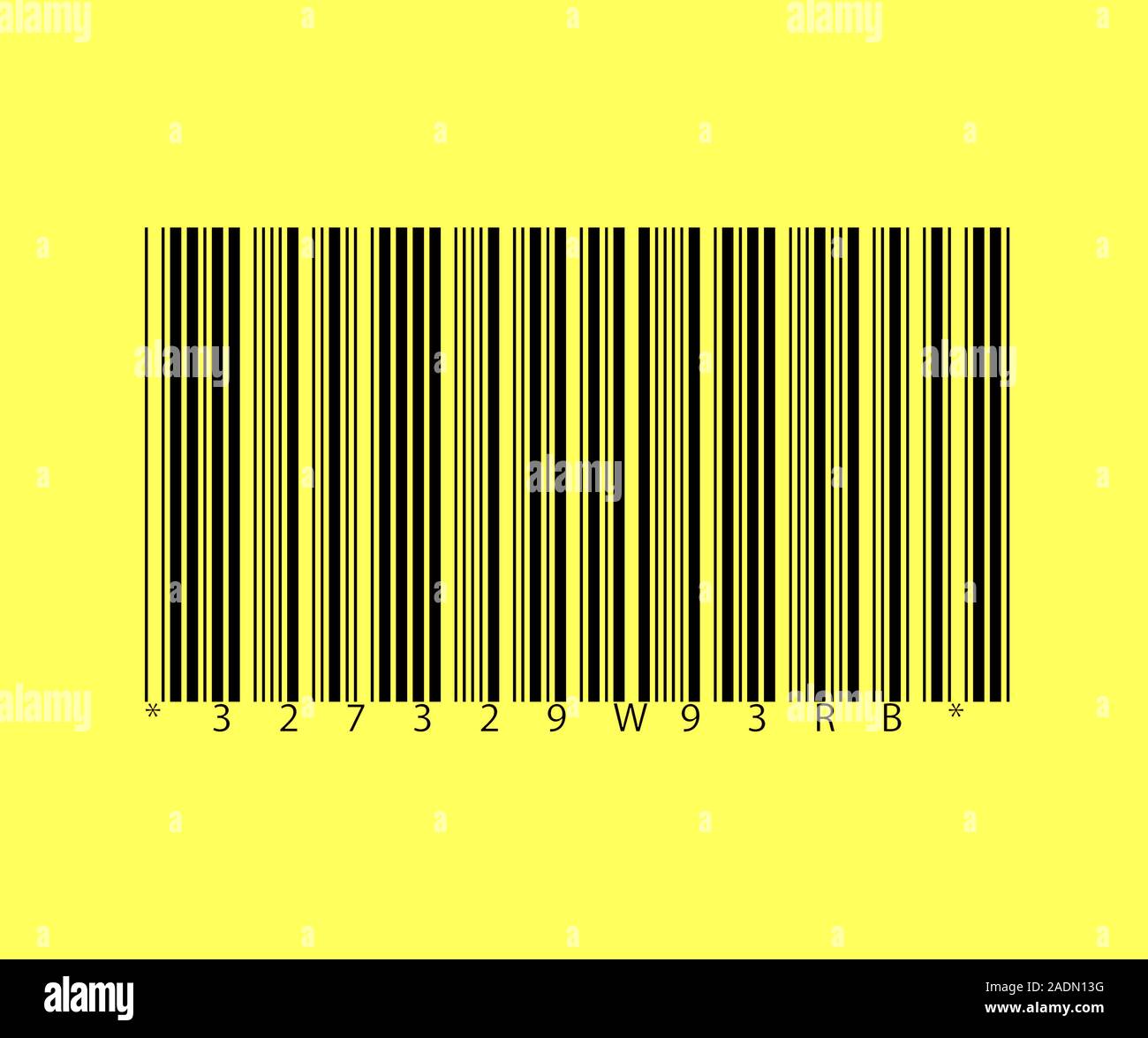 Barcode. Computer artwork of a barcode. Barcodes are used to label ...