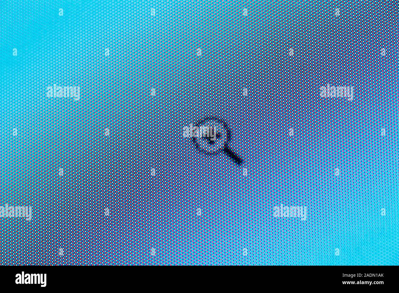 Computer screen cursor. Computer screen shot of a magnifying glass ...