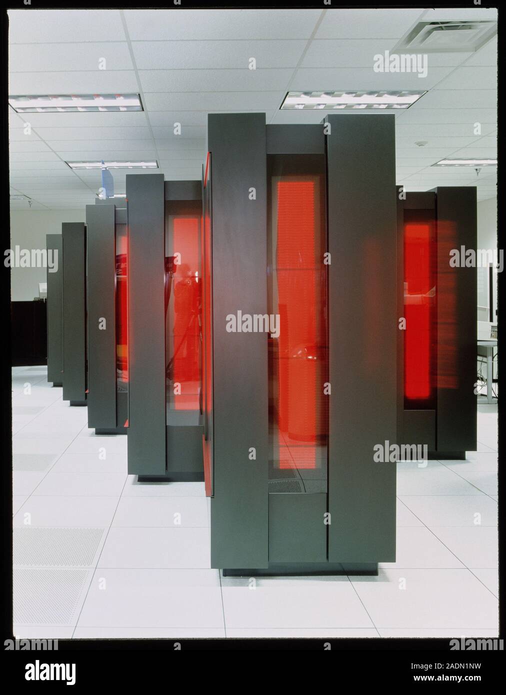 Massively parallel computer. A Connection Machine CM-5, a massively ...