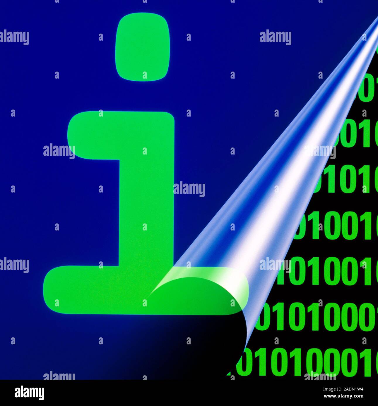 Information superhighway. Conceptual computer illustration representing ...