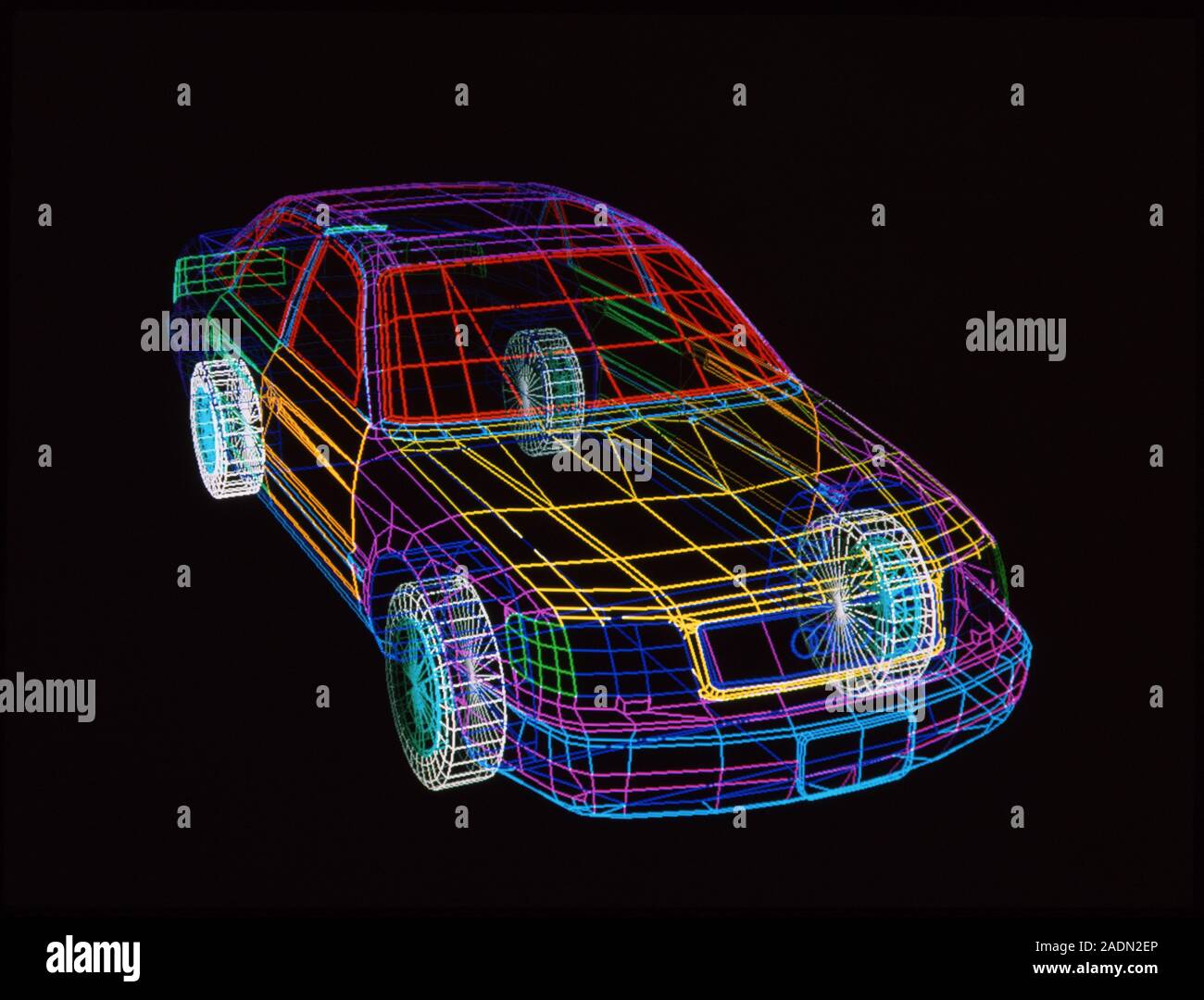 Computer aided design. Image made by a computer aided design (CAD ...