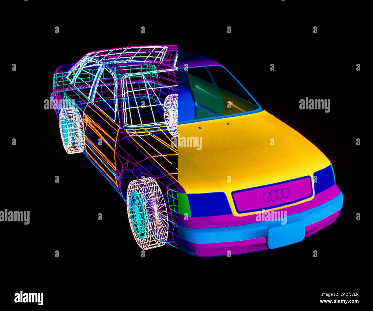 Computer aided design. Image made by a computer aided design (CAD ...