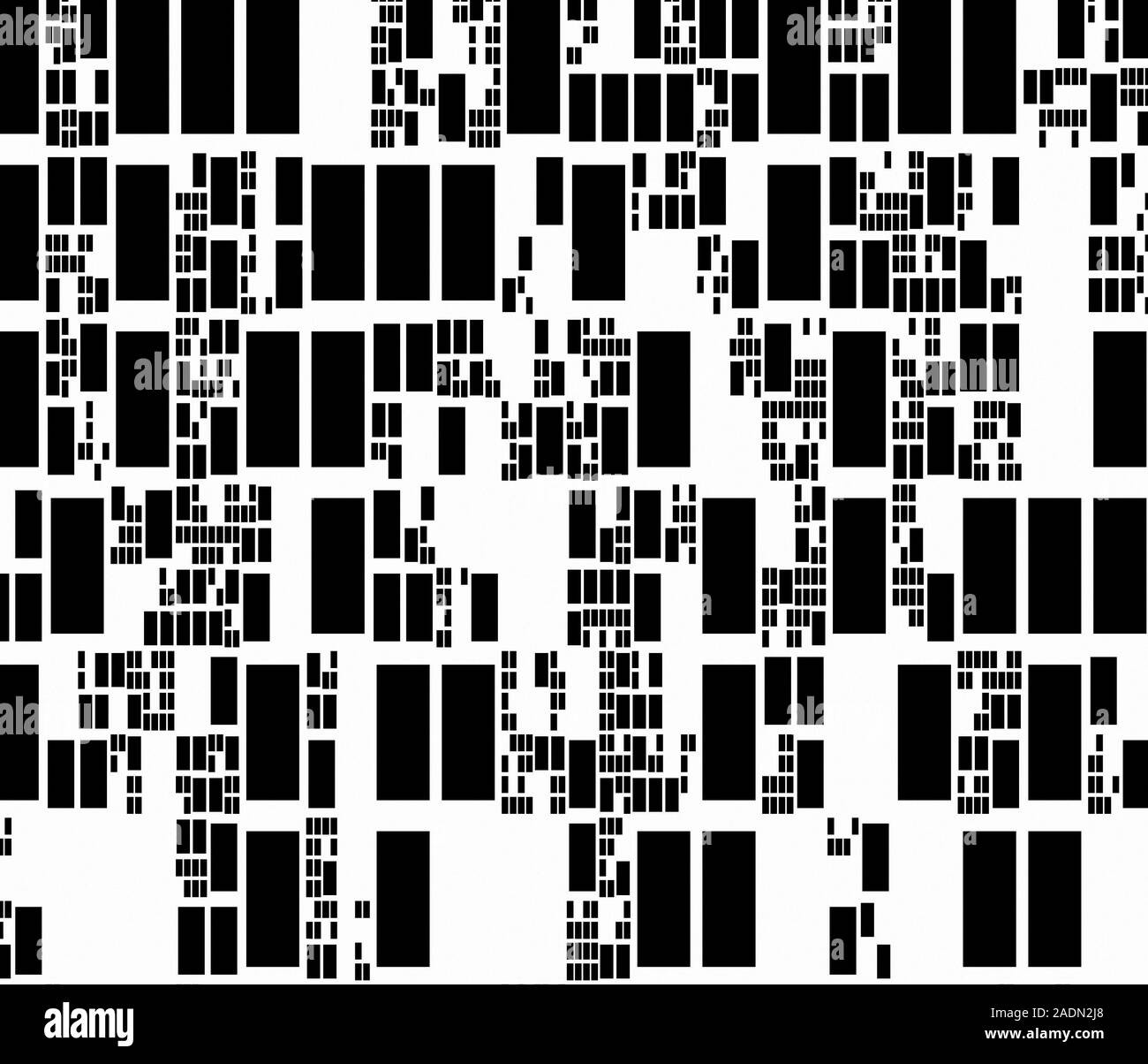 Abstract computer artwork of rectangular shapes Stock Photo - Alamy