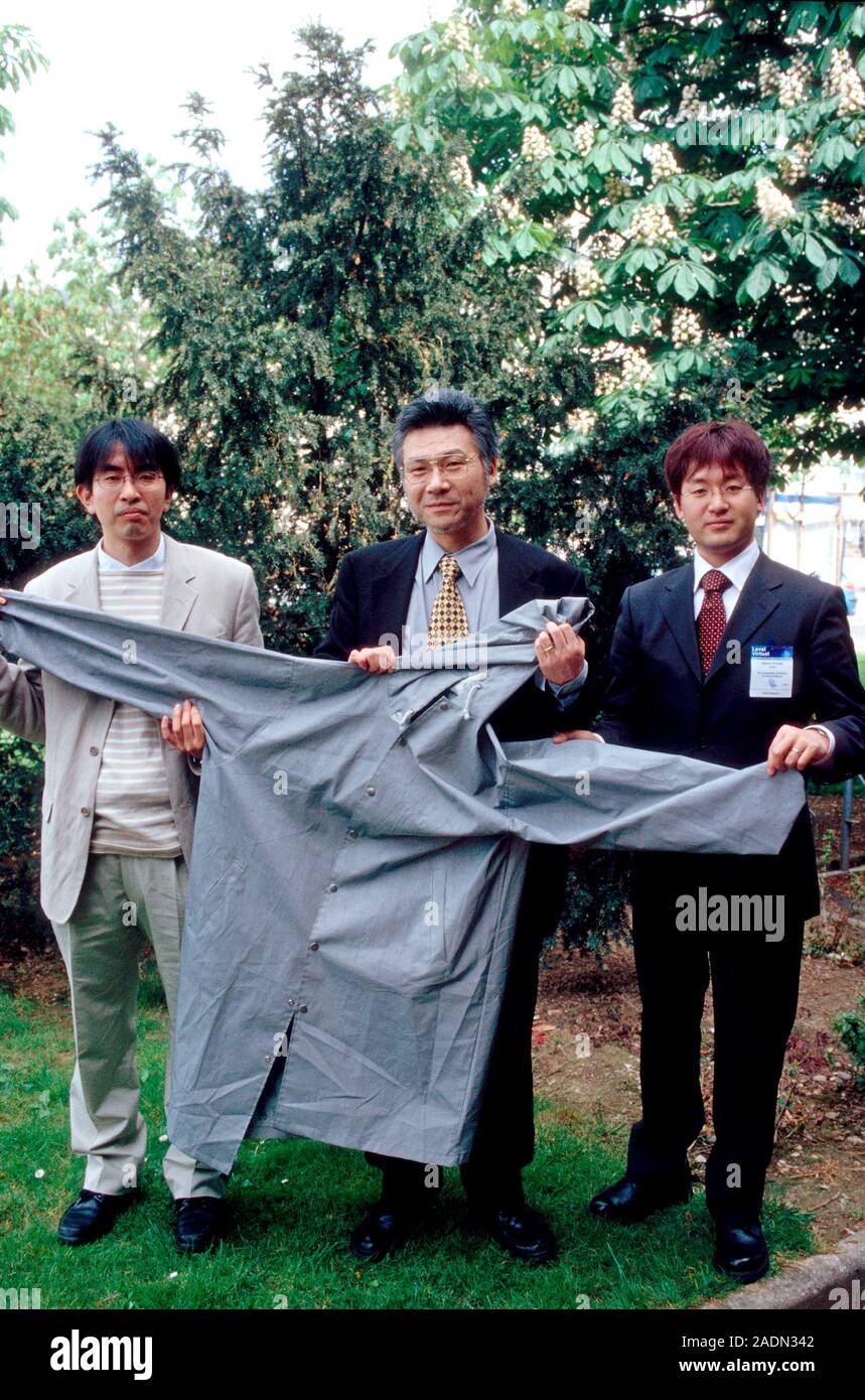 Virtual reality invisibility cloak. This cloak has been developed by Professor Susumu Tachi ...