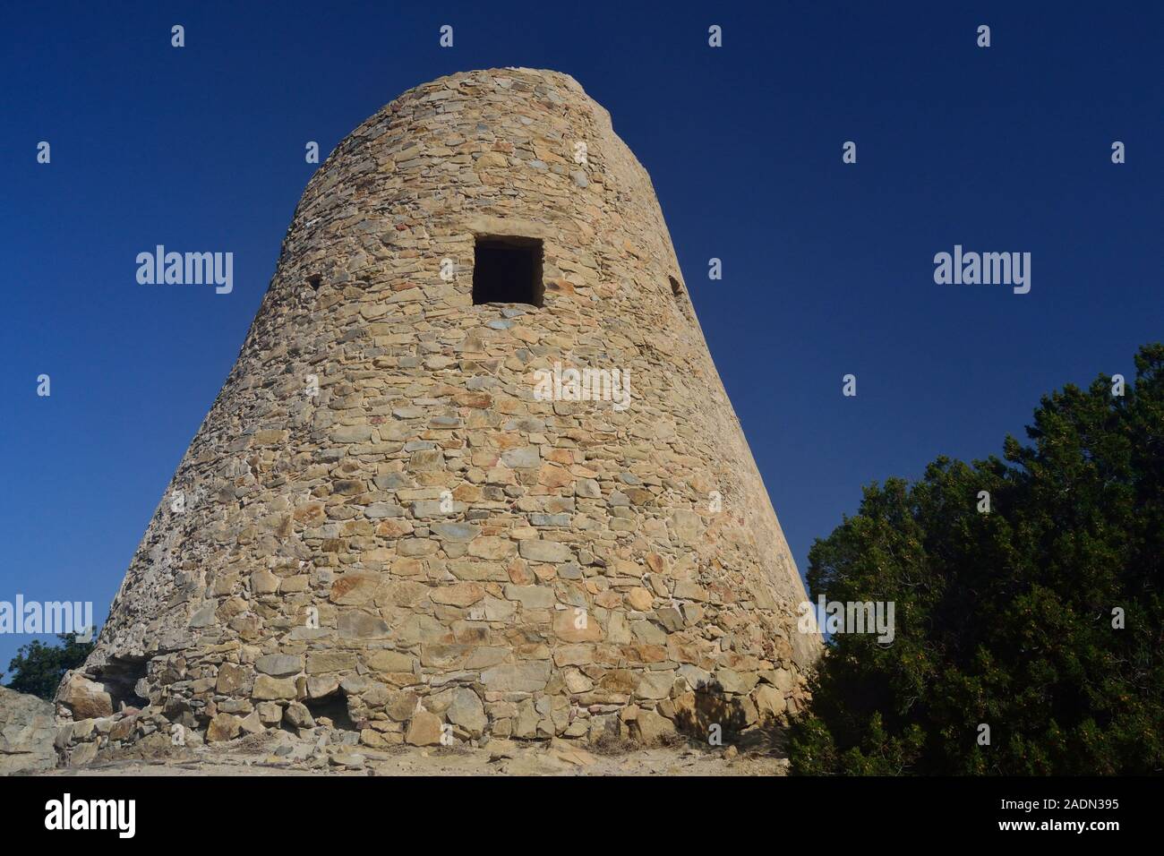 View of Capo Boi tower Stock Photo - Alamy