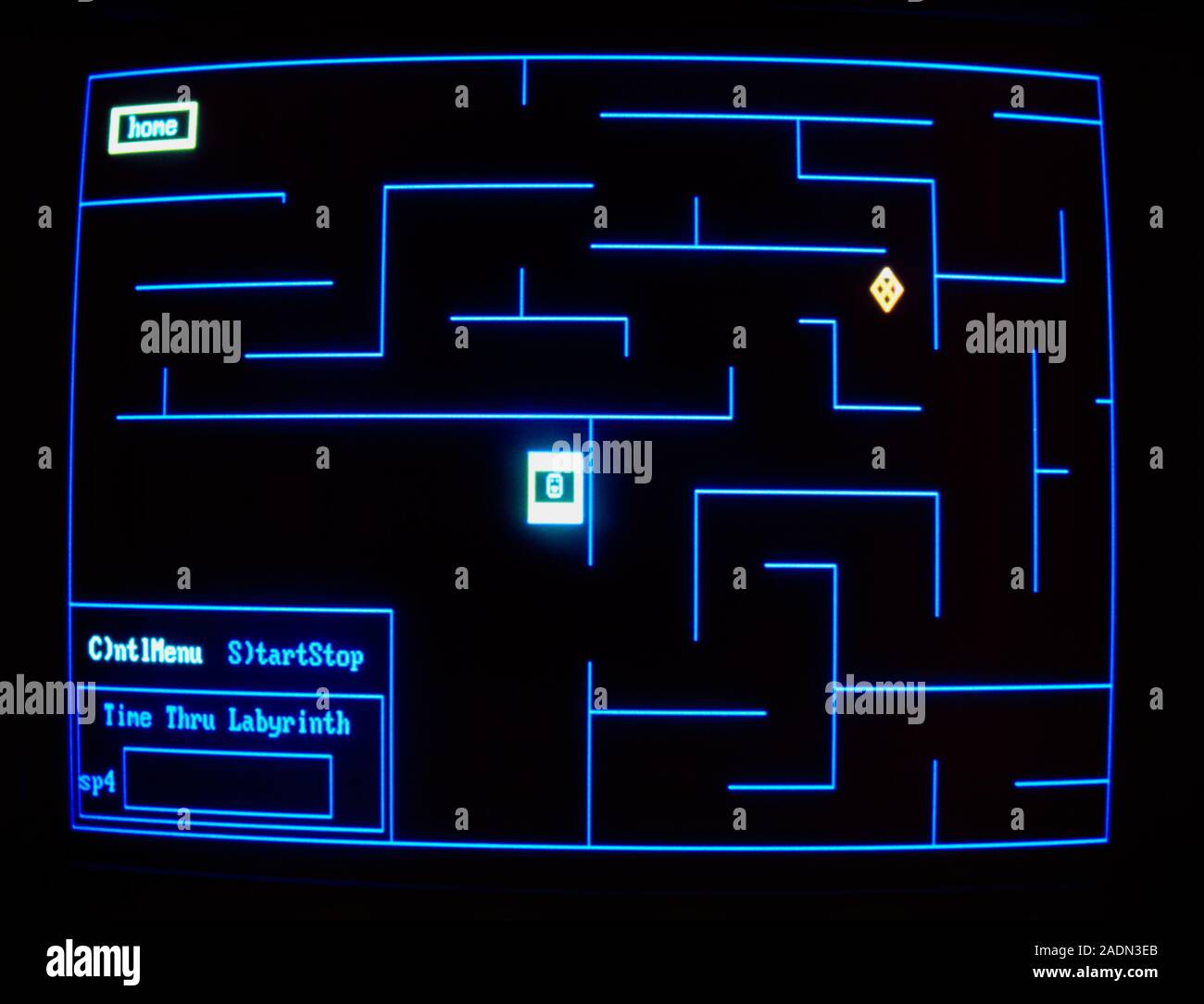 Brain-activated technology. A computer maze used by brain-activated ...