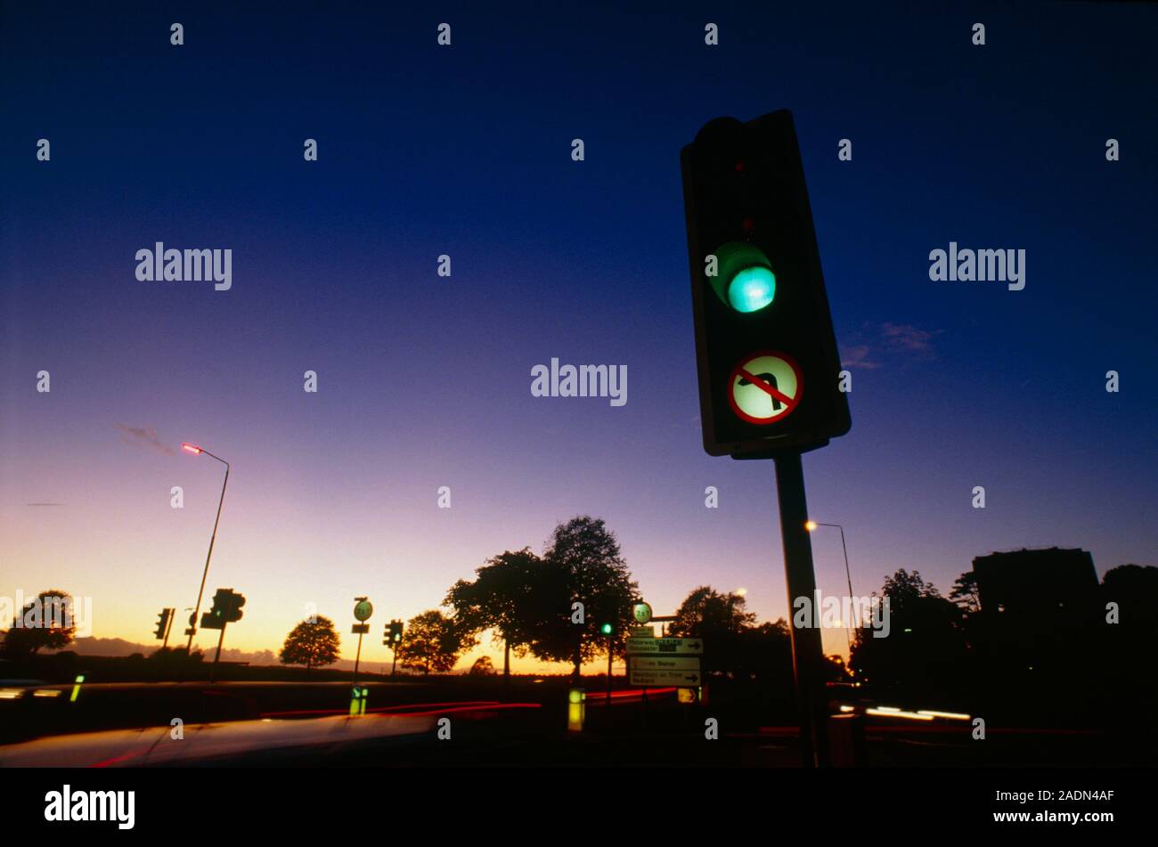 Traffic lights showing 'go' Stock Photo - Alamy