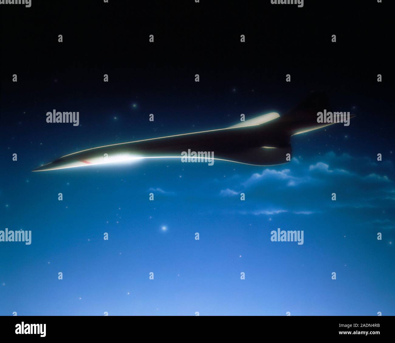 Model of Concorde Stock Photo - Alamy