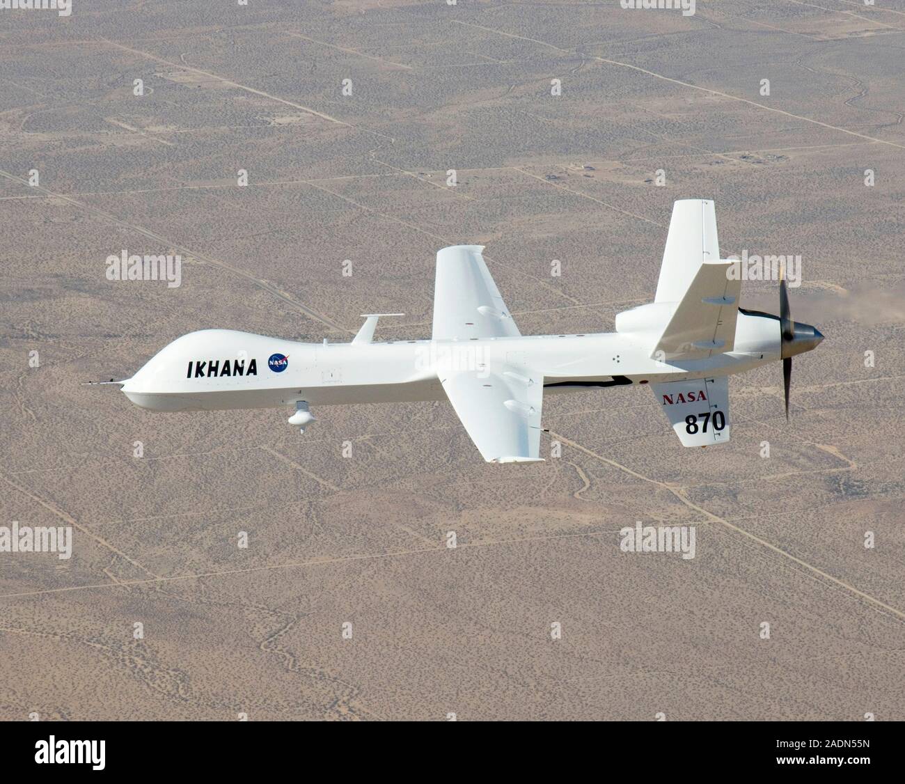 MQ-9 Reaper spyplane. This unmanned aerial vehicle (UAV), formerly called RQ-9 Predator B, is ...
