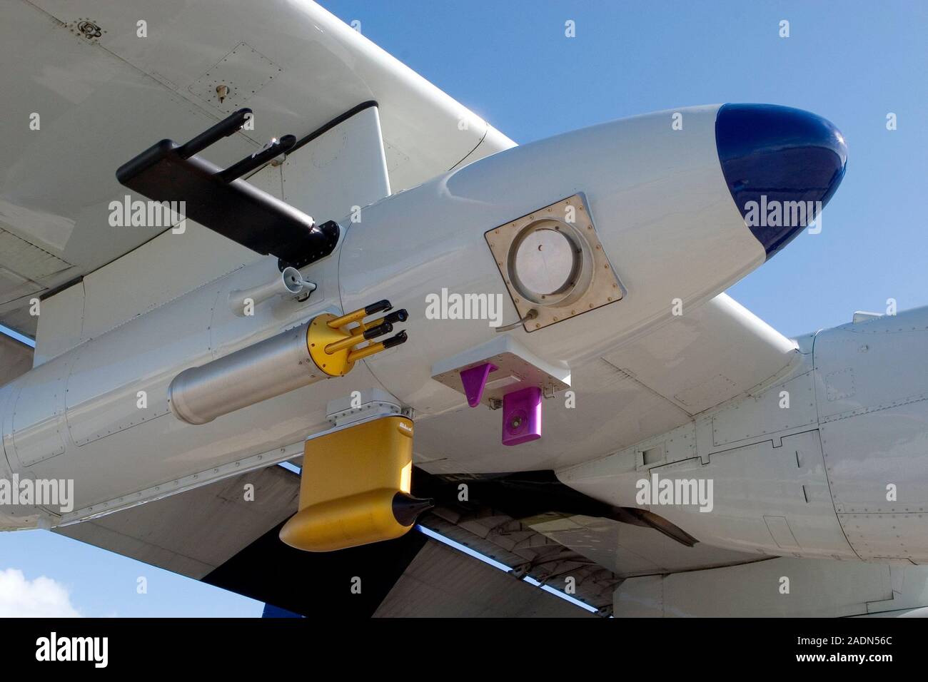 Meteorological research aircraft. This C-130 aircraft is used by the ...