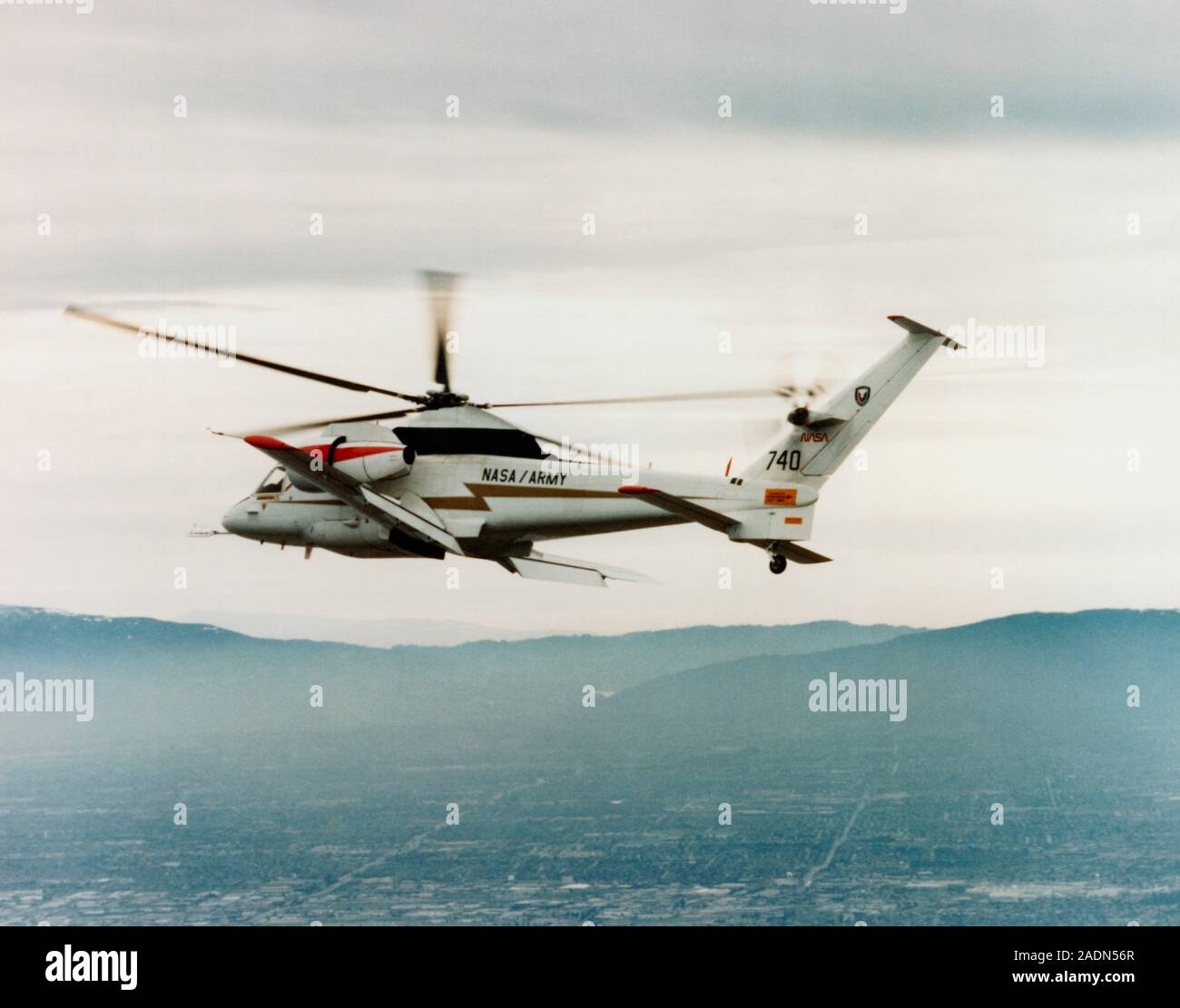 Flying test-bed for helicopter rotors. NASA's Rotor System Research ...