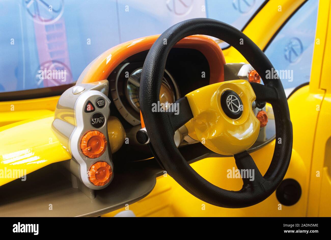 Compressed air car interior. The Air Car is powered entirely by ...