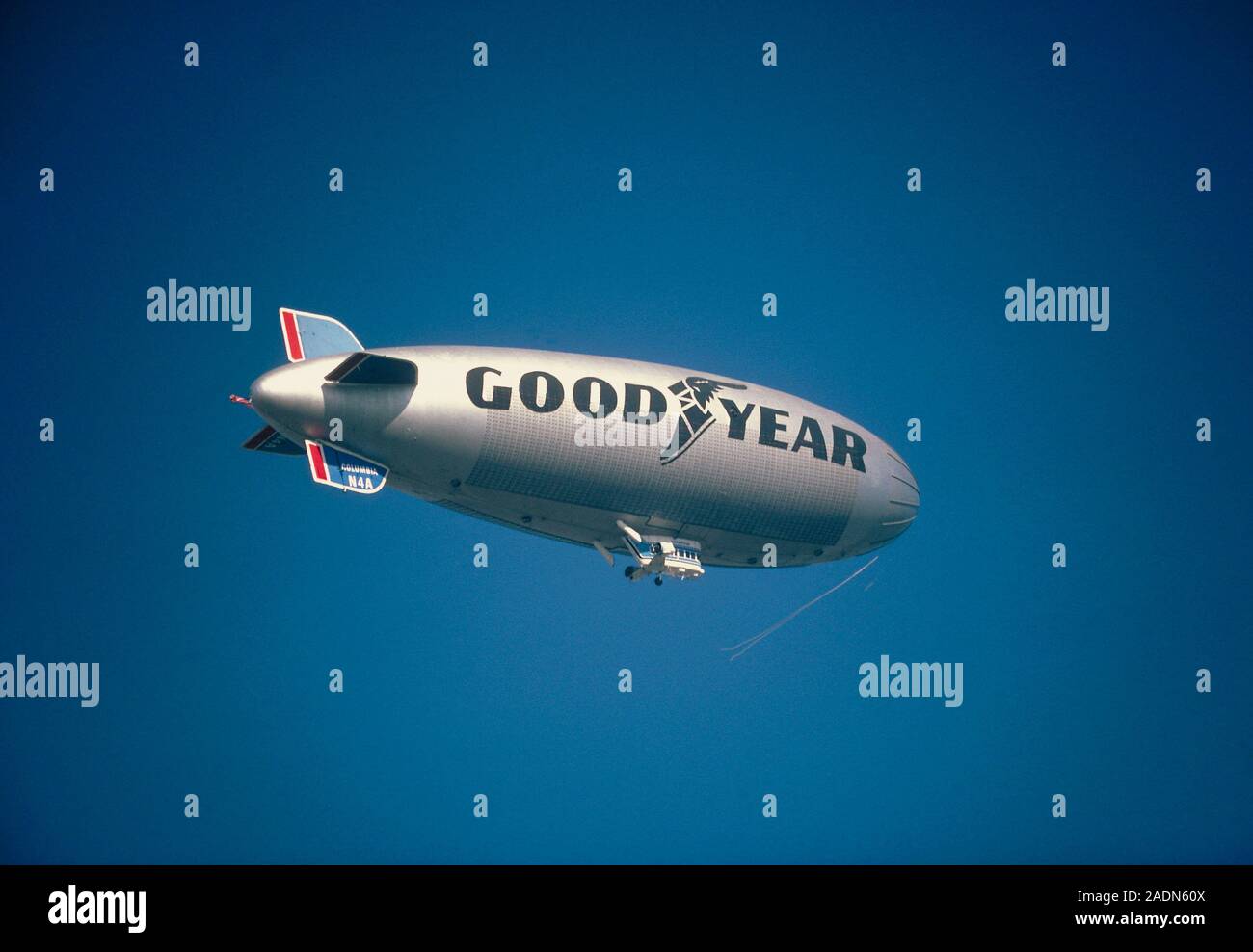 Goodyear airship. Photo taken 1984 Stock Photo - Alamy